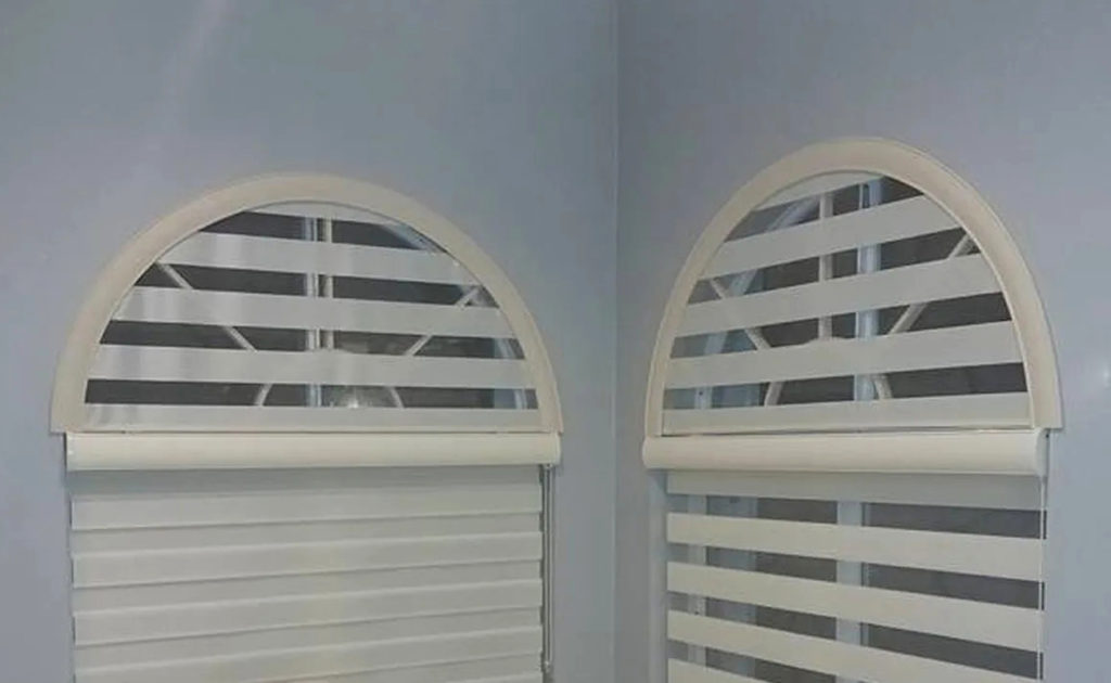 Zebra Blinds Arches Window Treatments - Naples Blinds Factory