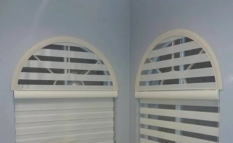 Zebra Blinds Arches Window Treatments - Naples Blinds Factory